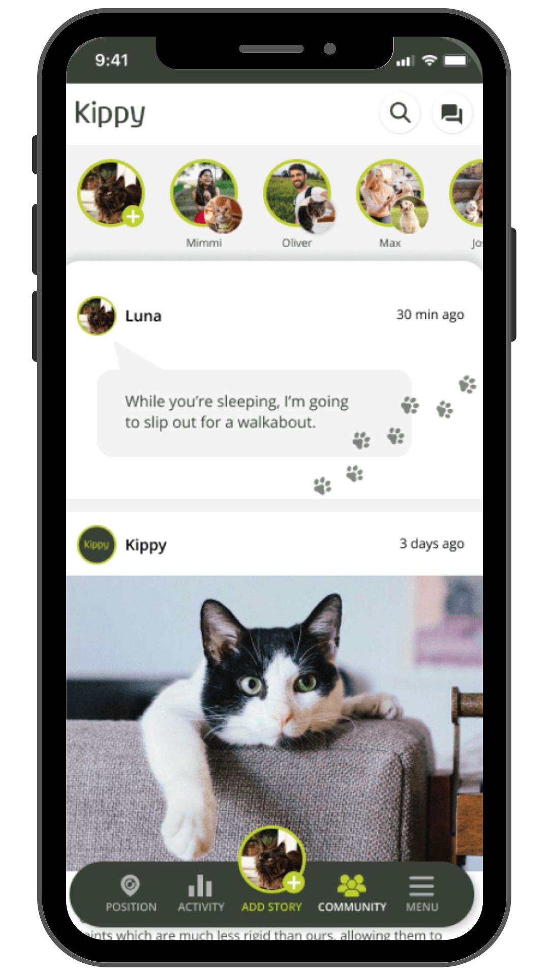 Kippy Cat - GPS per Gatti - Kippy | GPS per Cani e Gatti
